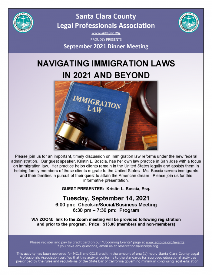 2021-09-14 September Flyer Immigration law thumb | Santa Clara County ...
